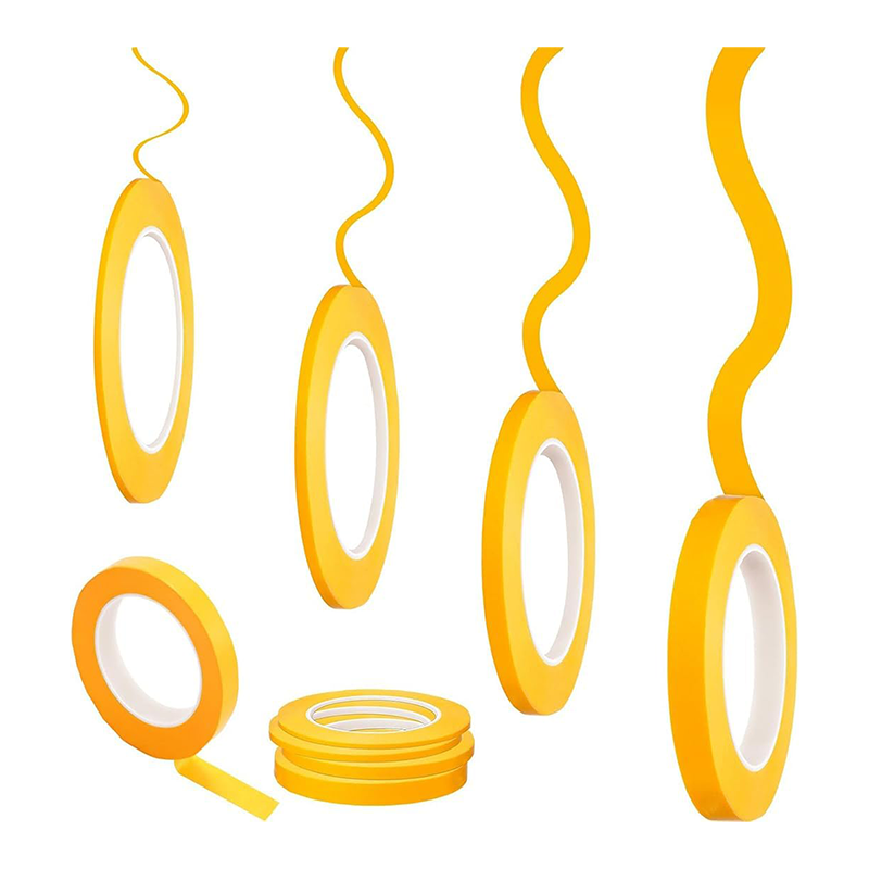 4 Rouleaux Ruban de Masquage, Fin Adhésif Quadrillage Ruban, 1.5/3/6/12 ...