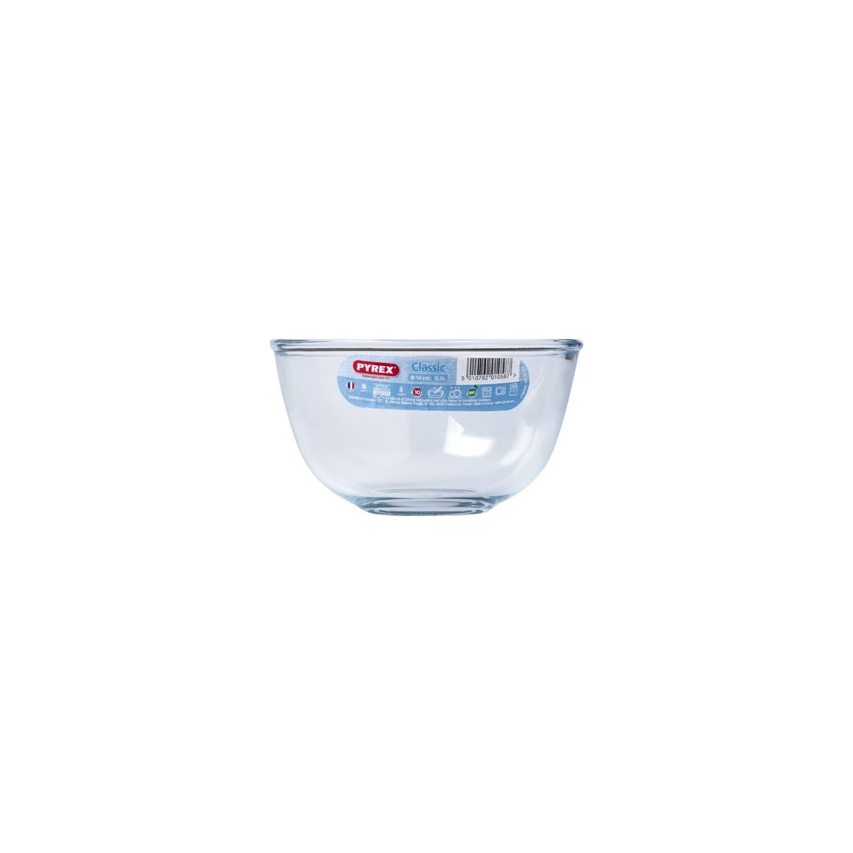 Bol para Mezclar Pyrex Classic Vidrio Transparente Vidrio Ø 14 cm ...