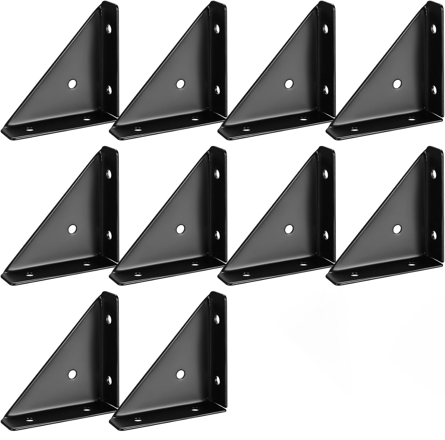 10 Pièces d'Angles en Métal, Coin Métallique Noir 90 Degrés, Connecteur ...