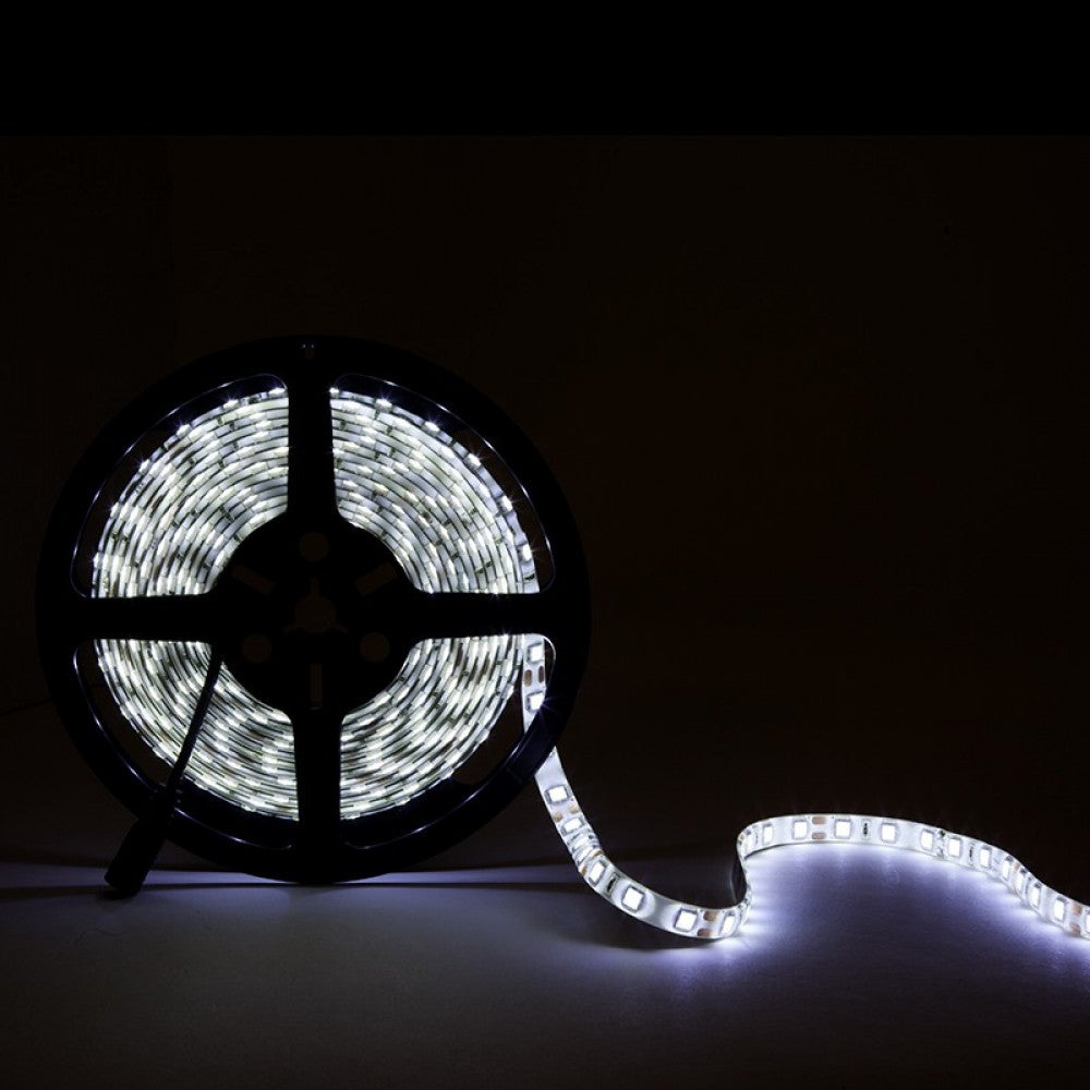 Tira de 60 LEDs/M 100W 6.900Lm CRI85 6000ºK SMD5054 12VDC IP65 x5M 40 ...