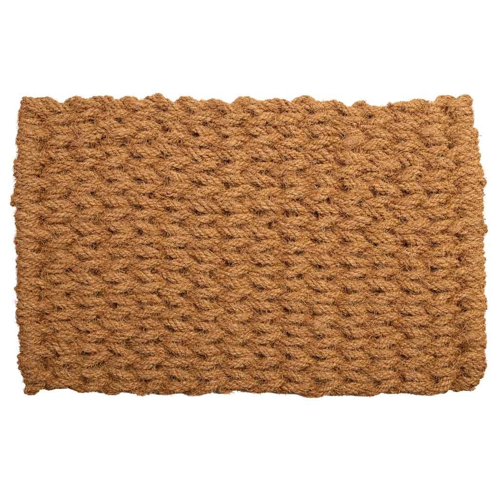 Paillasson corde coco marron 80x50x3 | Leroy Merlin