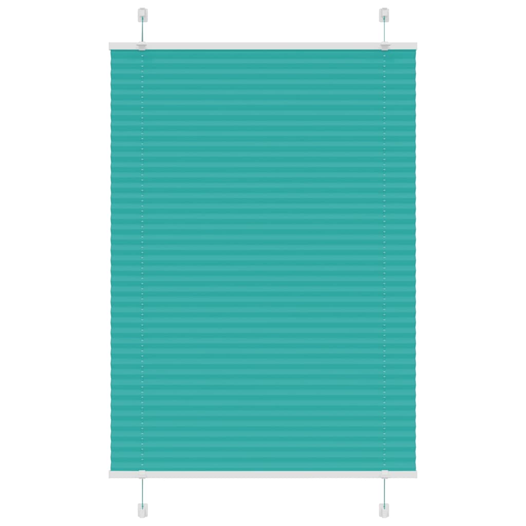Store plissé vert pétrole 85x100 cm largeur du tissu 84,4 cm | Leroy Merlin