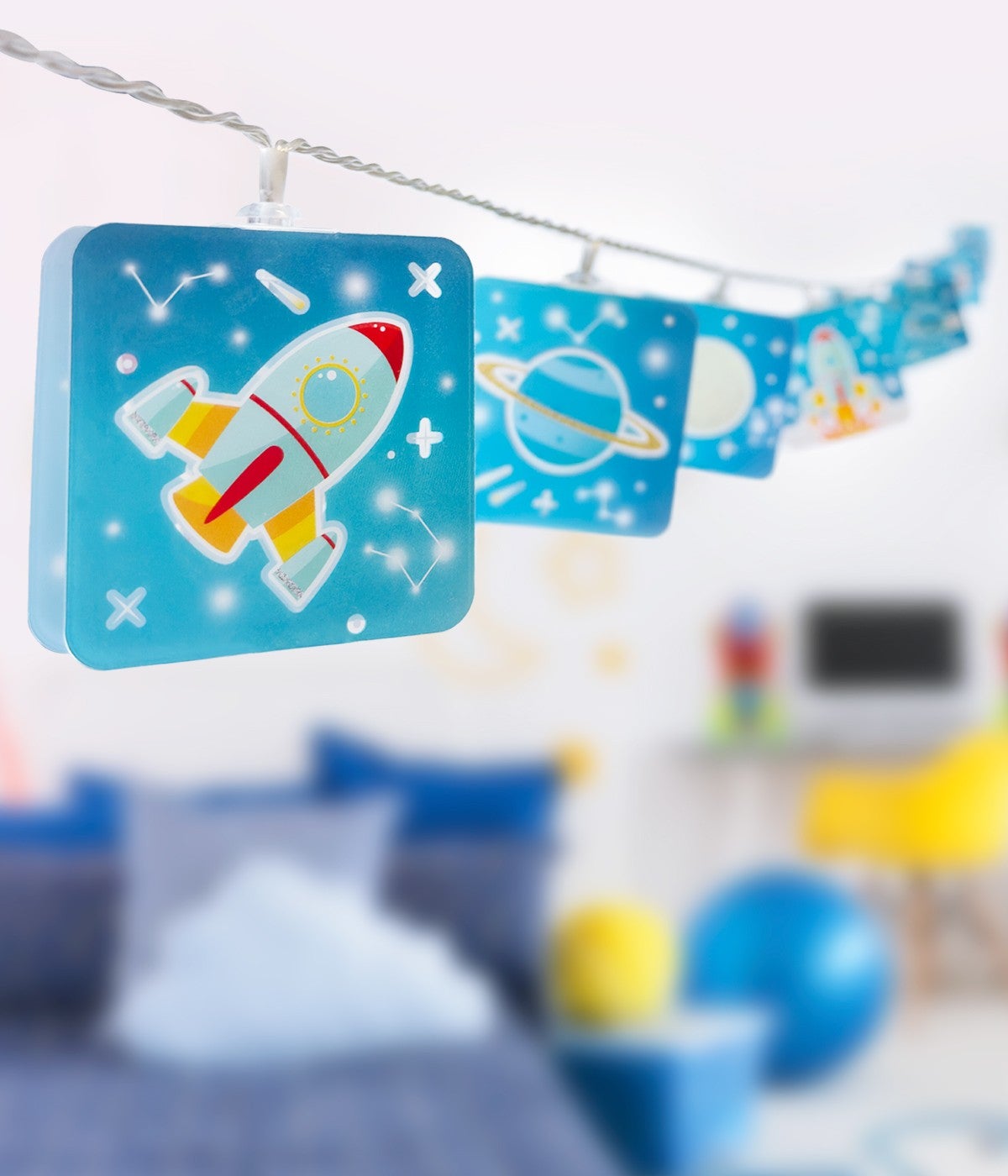 Guirnalda Quitamiedos Luz Interior Rocket - Cohete | Leroy Merlin