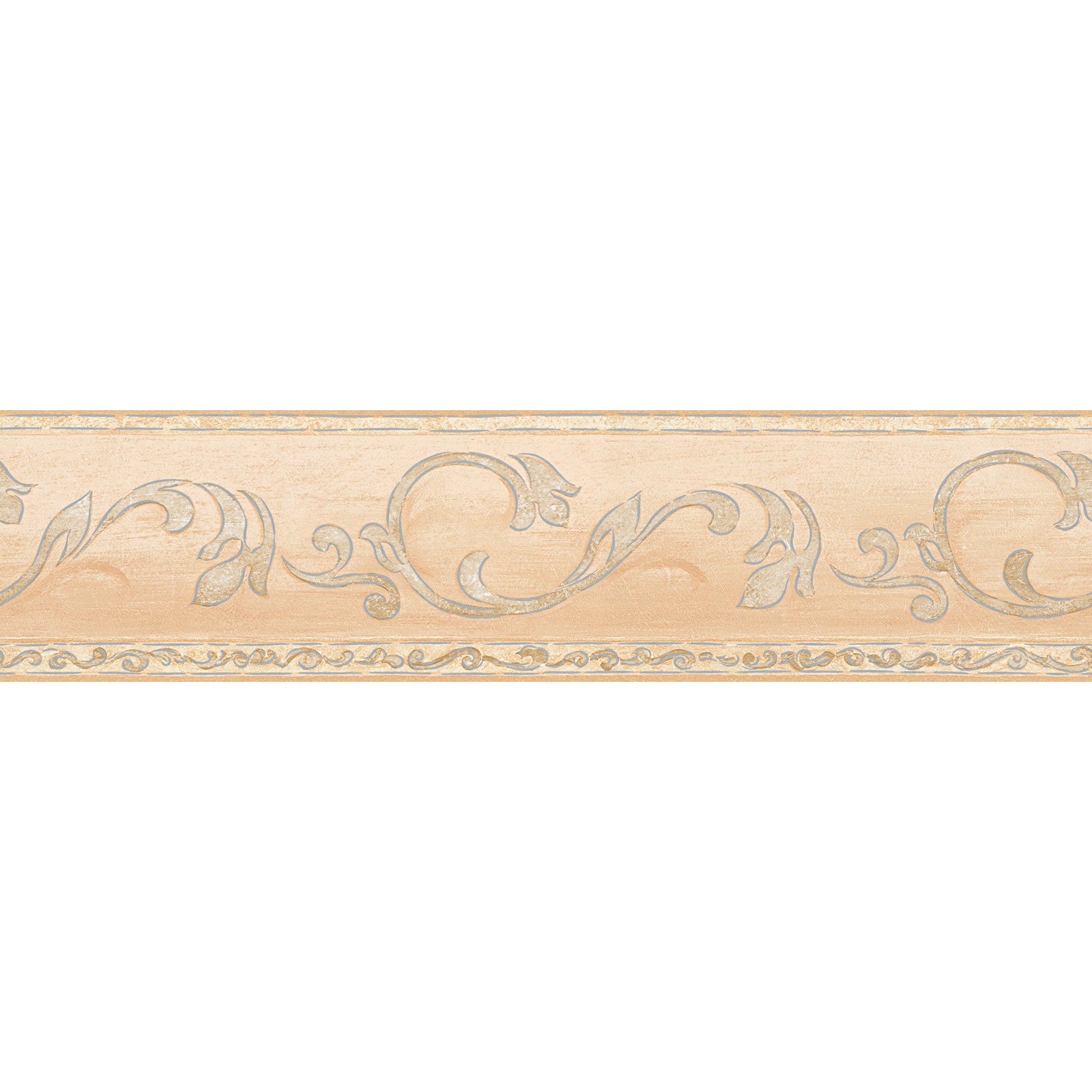 Frise papier peint à motif orange Frise tapisserie pour style baroque ...