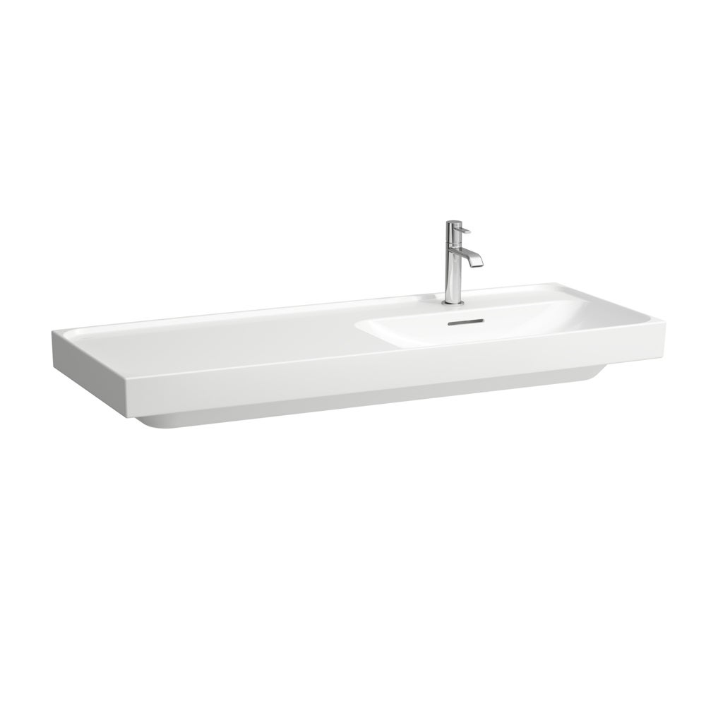 Lavabo LAUFEN MEDA, empotrable, repisa izquierda, 1200x460mm, 3 ...