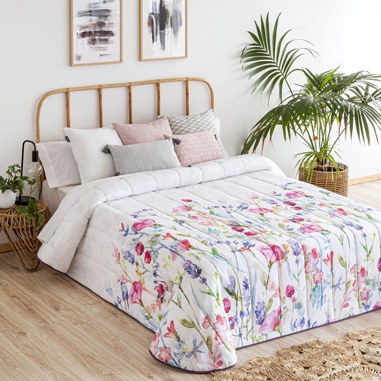 Colcha Bouti 100% Algodón Arosa relleno ligero para cama de 180 cm ...