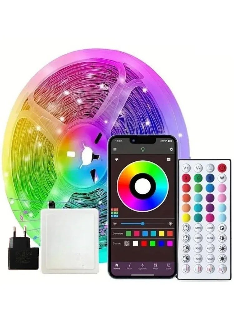 Bande LED - 30 m (2 x 15 m) - Contrôle par application Bluetooth ...