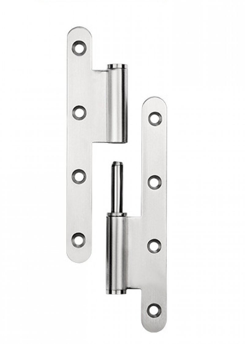 Charnière incurvée épaissie en acier inoxydable, charnière de salle de ...