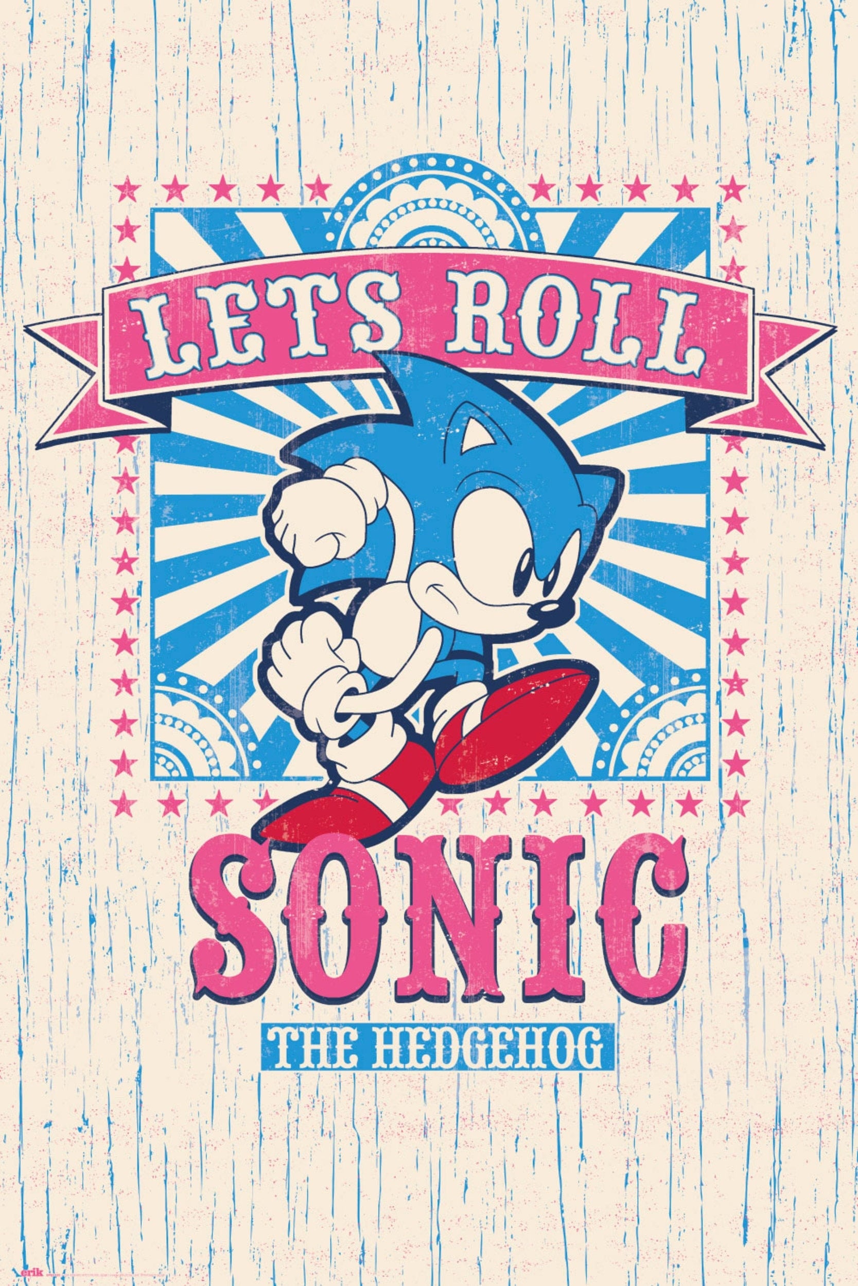 Poster Sonic - Lets Roll 61x91.5cm | Leroy Merlin