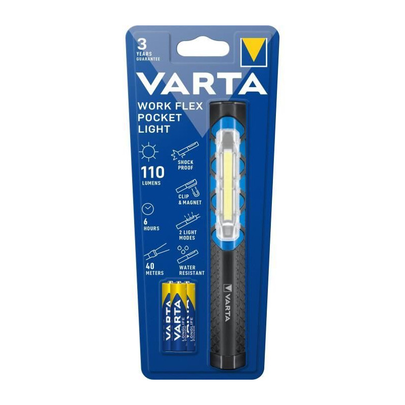 Varta 17647 Torcia Work Light MultiLed Imp. 6V Torcia Work Light ...