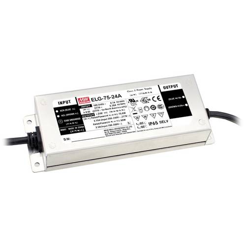 MW Mean Well ELG-75-48AB-3Y Driver de LED à tension constante 76.8 W ...