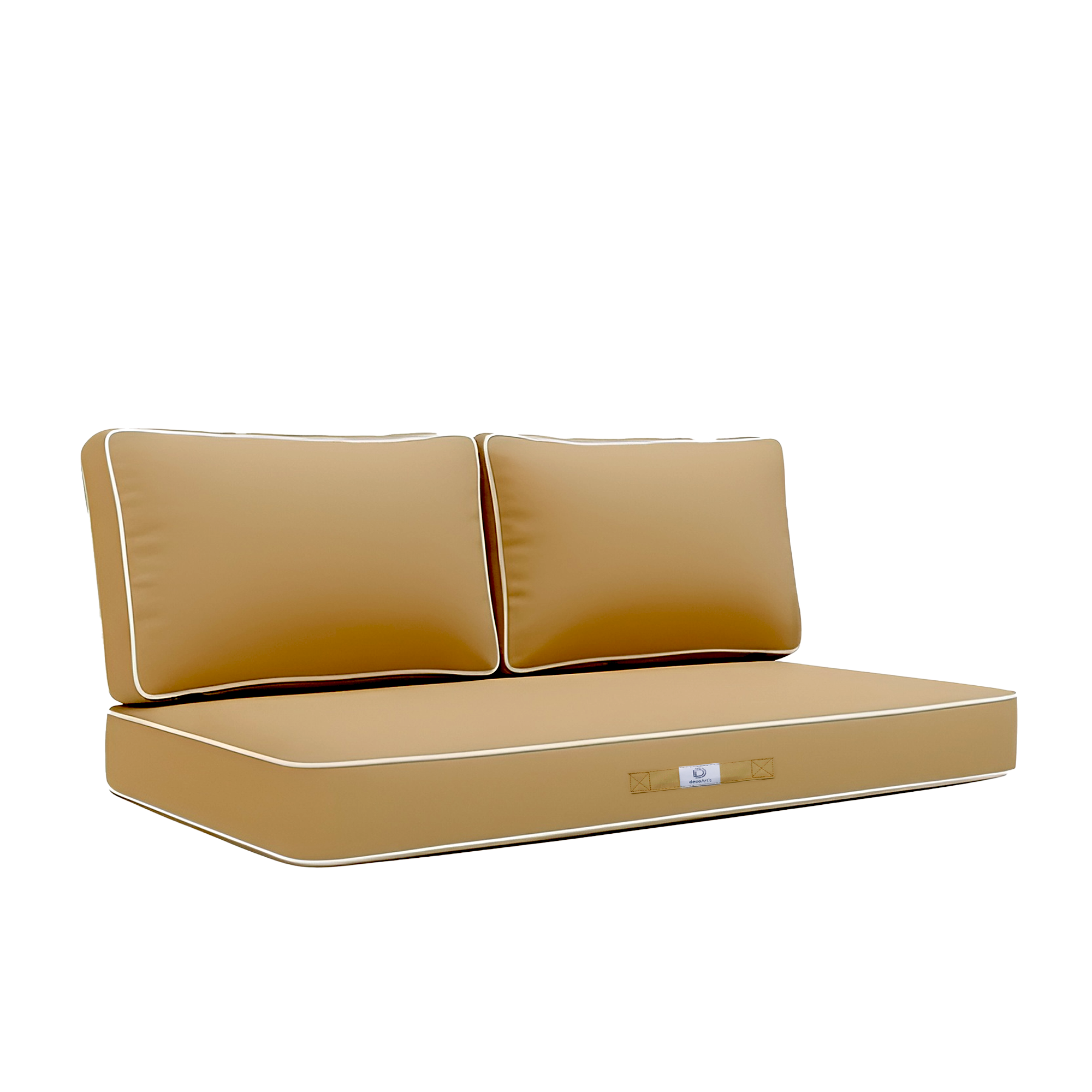 Coussins salon jardin premium déhoussable 120x60cm Moka | Leroy Merlin