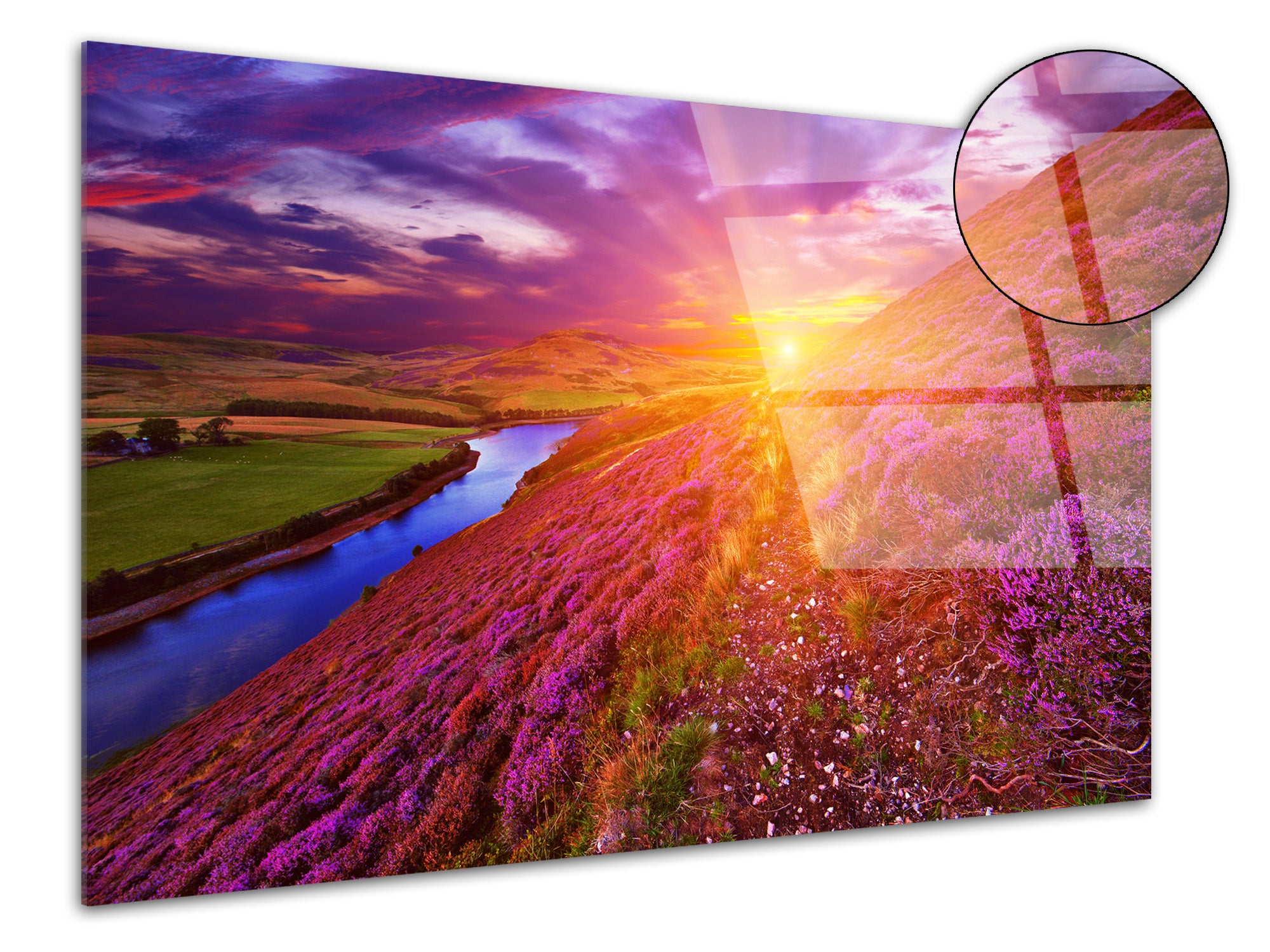 Tableau plexiglas déco PAYSAGE ÉCOSSE | Leroy Merlin