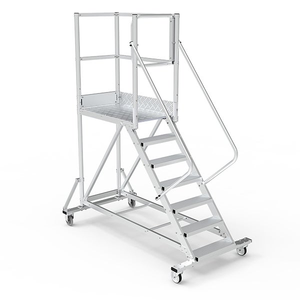 Plateforme roulante 9 marches - Hauteur max. de travail 3.80m - PTF109D ...