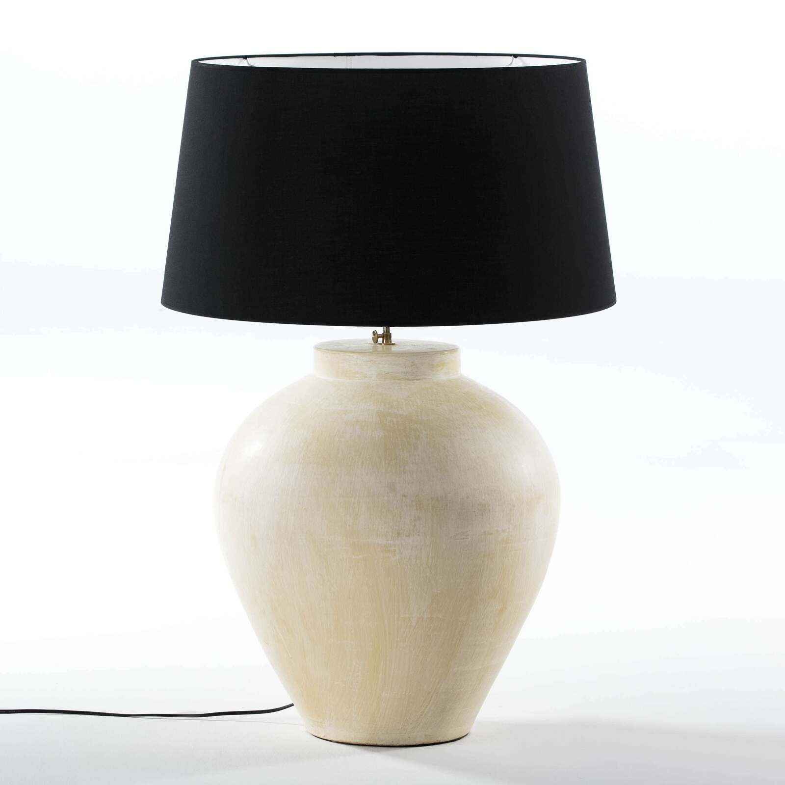 Lampe de table sans abat-jour almadrones 45 x 45 x 55 cm Beige | Leroy ...