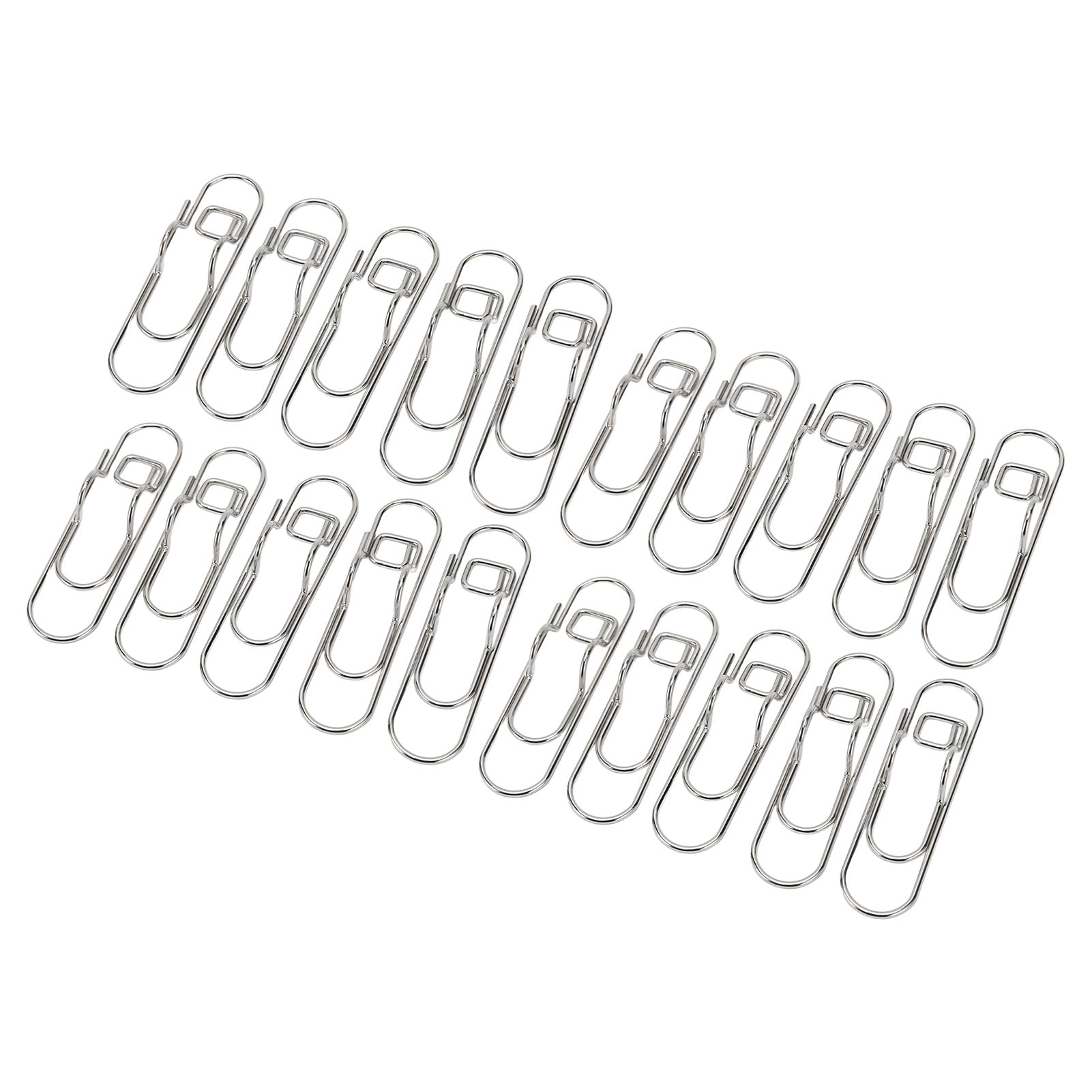 20 clips metálicos para bolígrafos, resistentes, multifuncionales, para ...