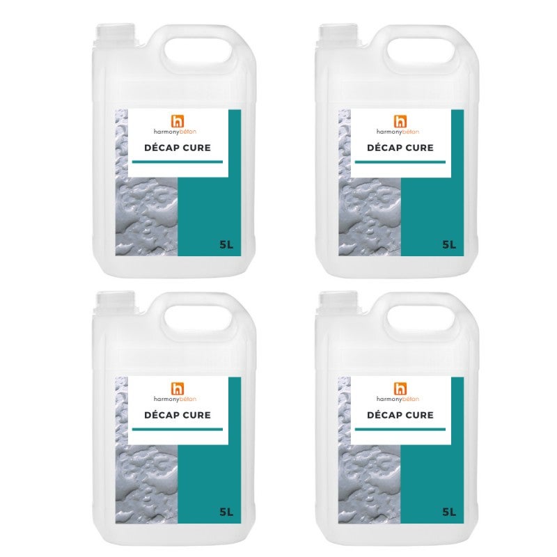 Décapant de produit de cure - 4 x 5L - Harmony Béton | Leroy Merlin