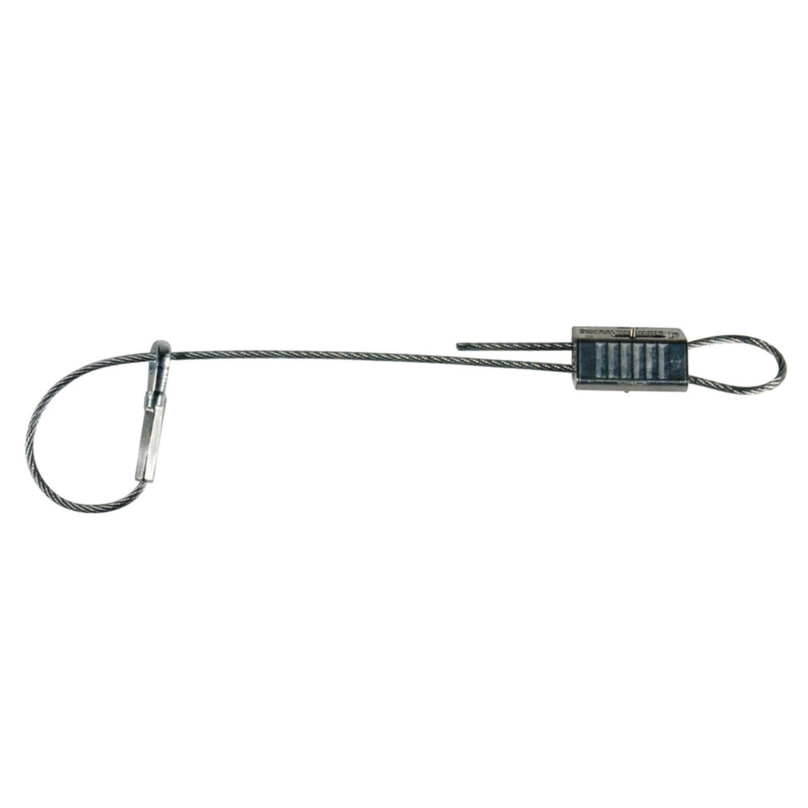 Suspente de câble acier 7T 7F Ø 2mm longueur 2m avec boucle et système ...