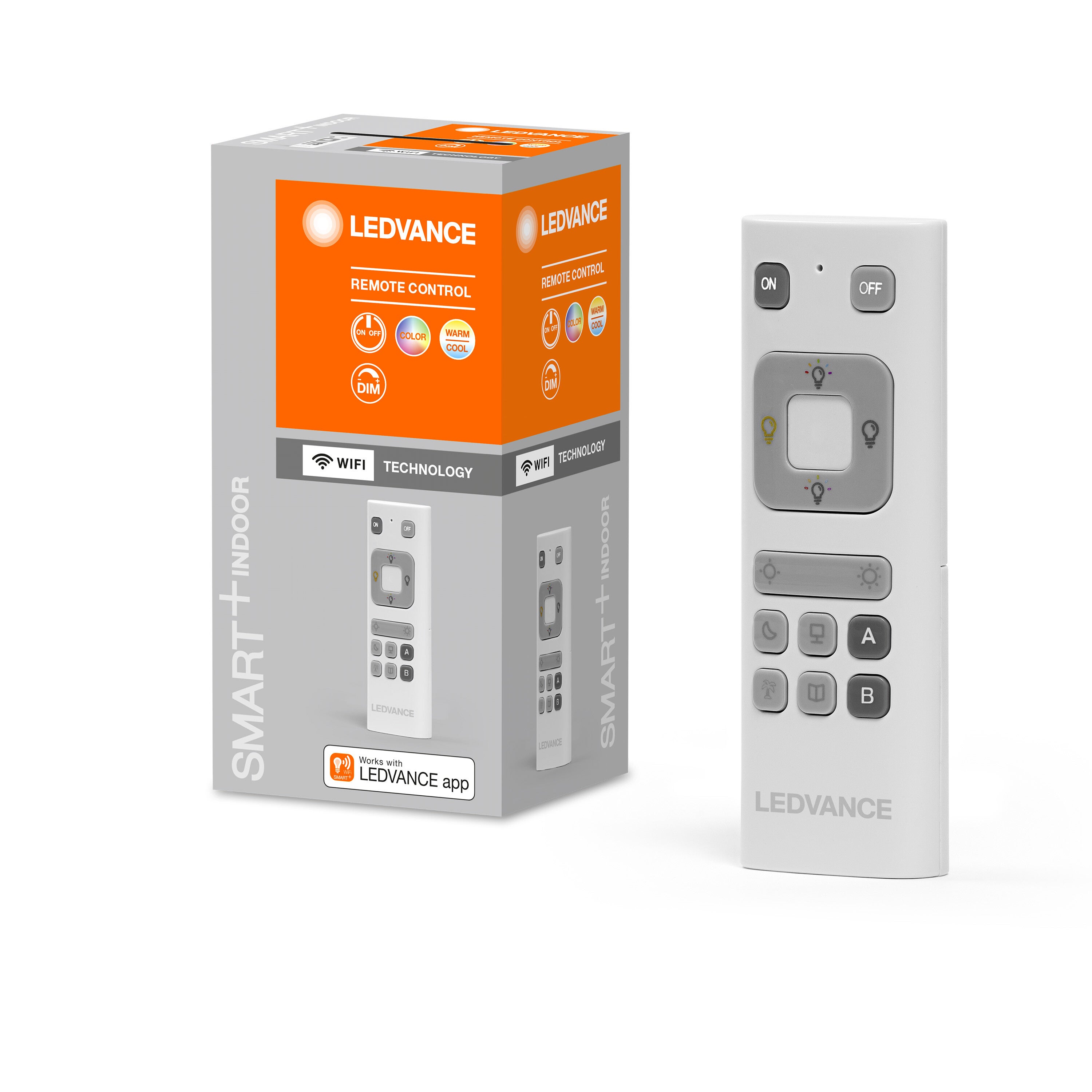 LEDVANCE Smart remote control in white, télécommande WiFi pour changer ...