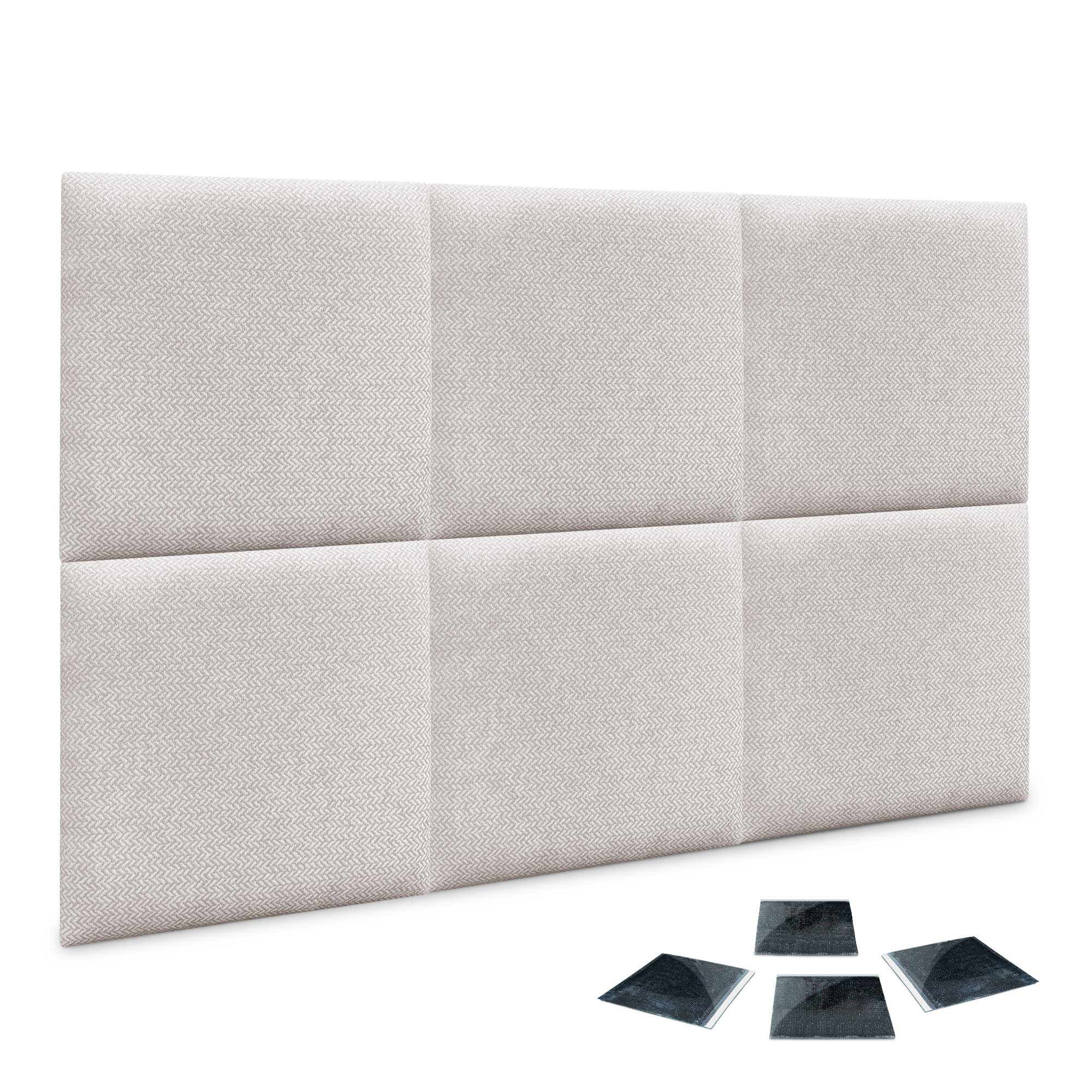 DHOME Juego de 6 Paneles Tapizados Serie Luxury Autoadhesivos para ...