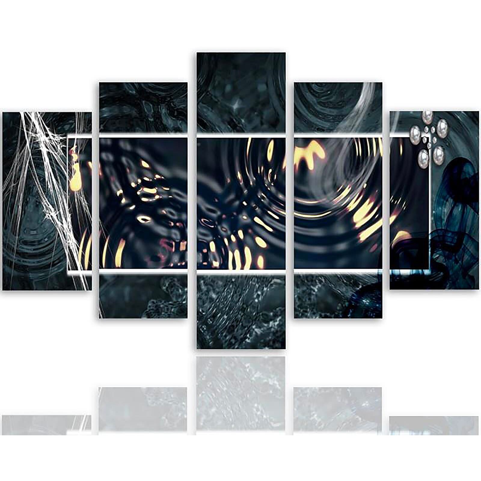 Tableau abstraction de l'eau - 100 x 70 cm | Leroy Merlin