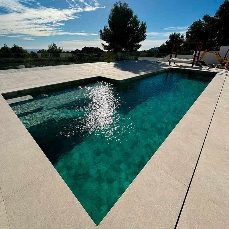 Carrelage Piscine Piscine Bali Green 30x60 Cm Imitation Pierre De Bali ...