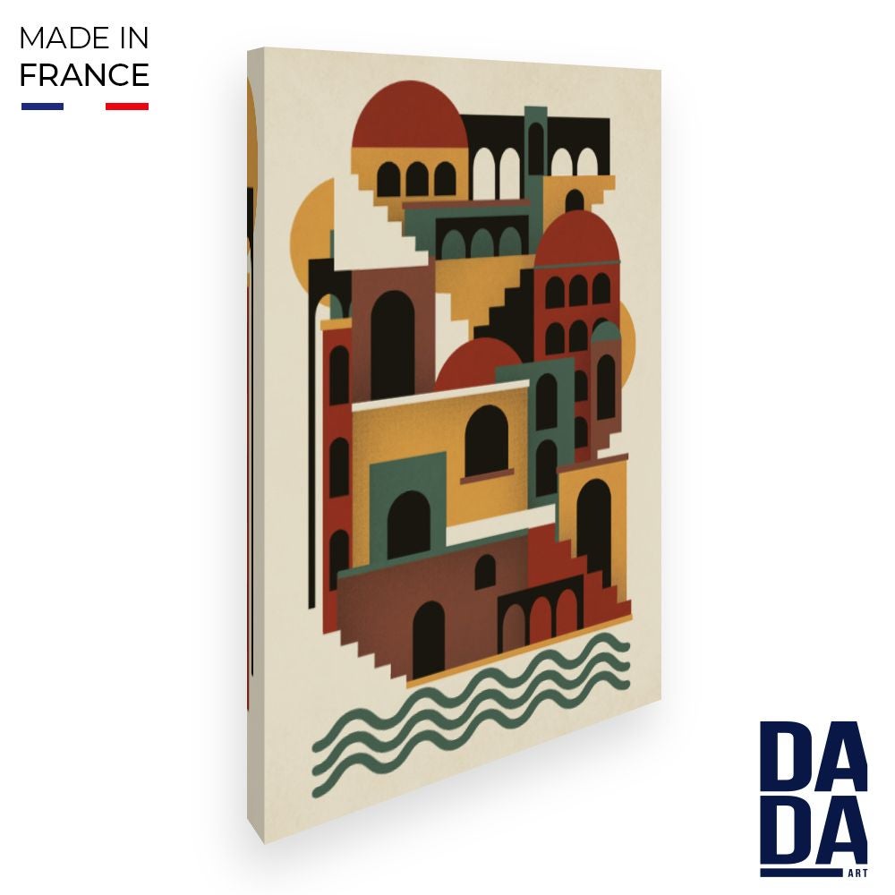 Toile Architecture abstraite / 60x90cm / Fabriqué en France / DADA ART ...