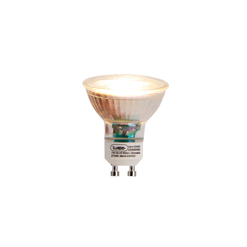 Ampoule LED GU10 dimmable 7W 2700K | Leroy Merlin