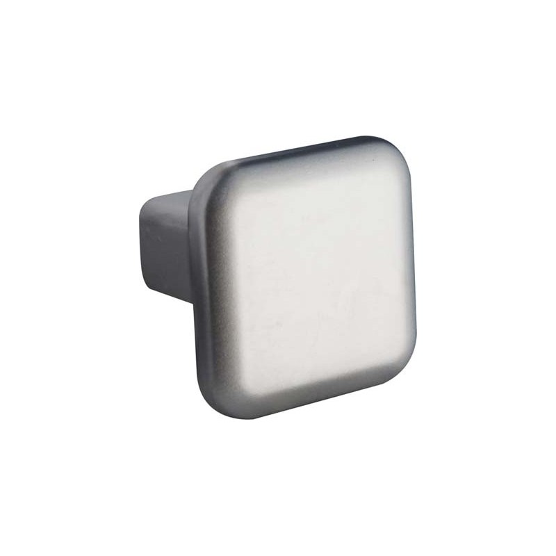 BOUTON CARRÉ ZAMAK 2303 METALSTYLE CHROME MAT MM 20X20 | Leroy Merlin