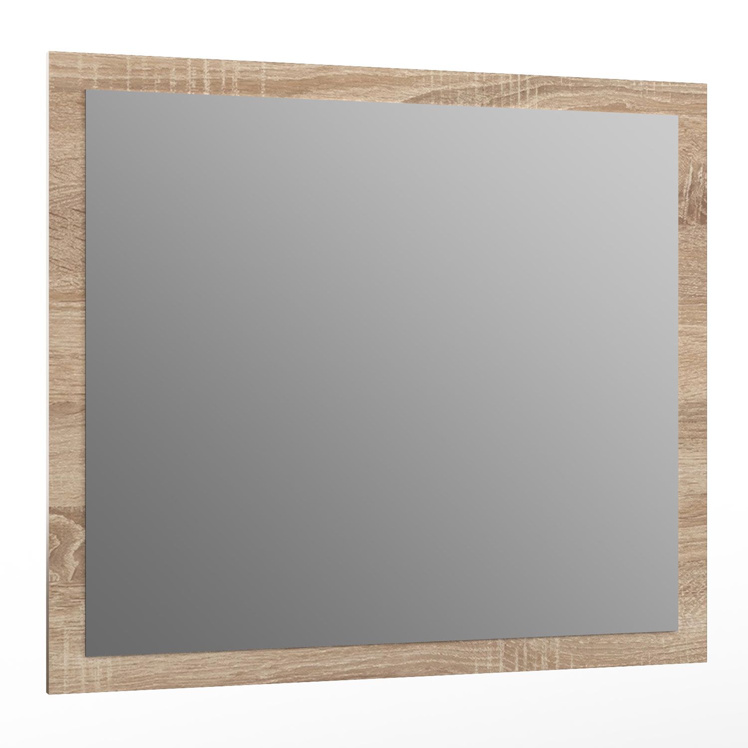 Miroir mural rectangulaire Irysel 80x70cm Bois sonoma | Leroy Merlin