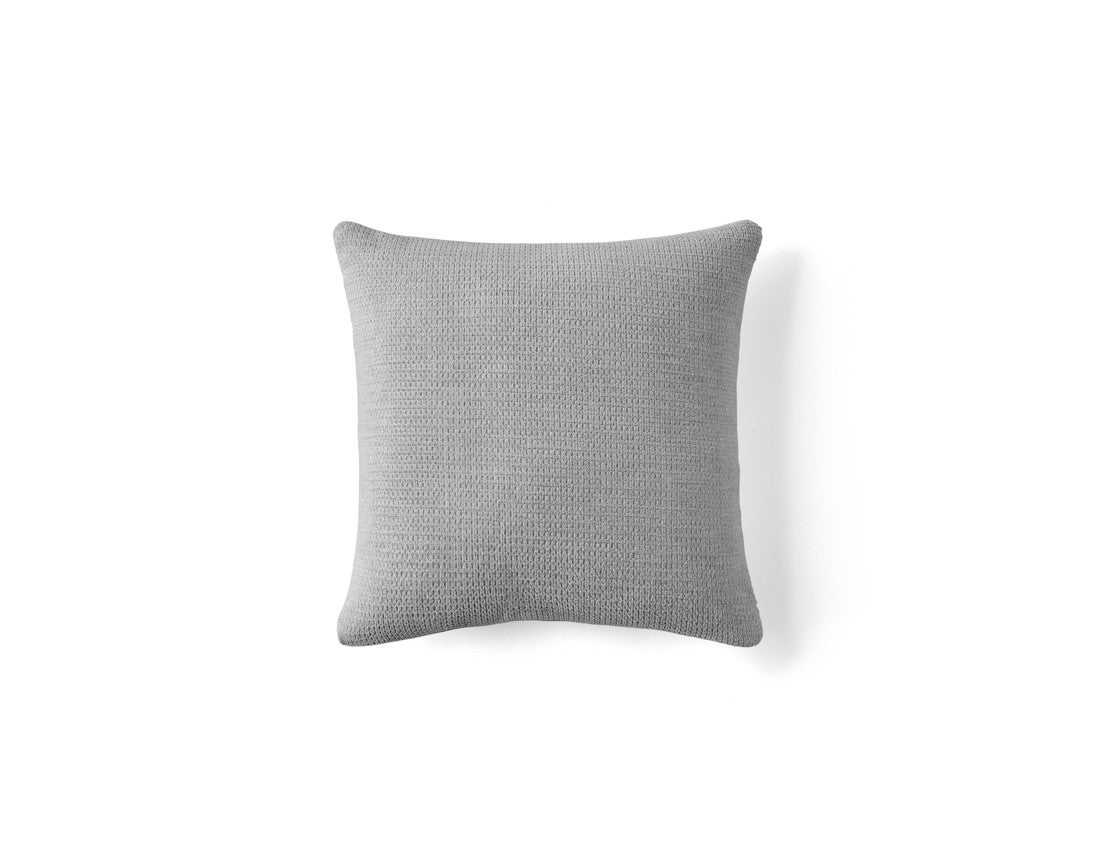 Coussin en tissu texturé gris clair 40 x 40 cm | Leroy Merlin