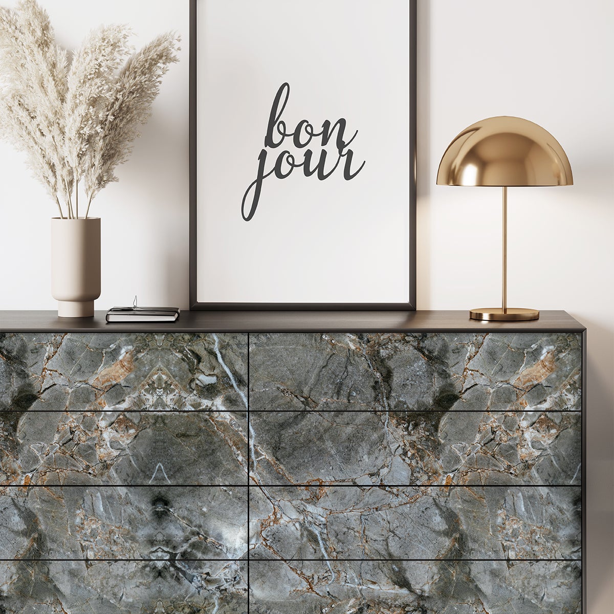 Vinilo muebles mármol de vedranelli - adhesivo de pared - revestimiento ...