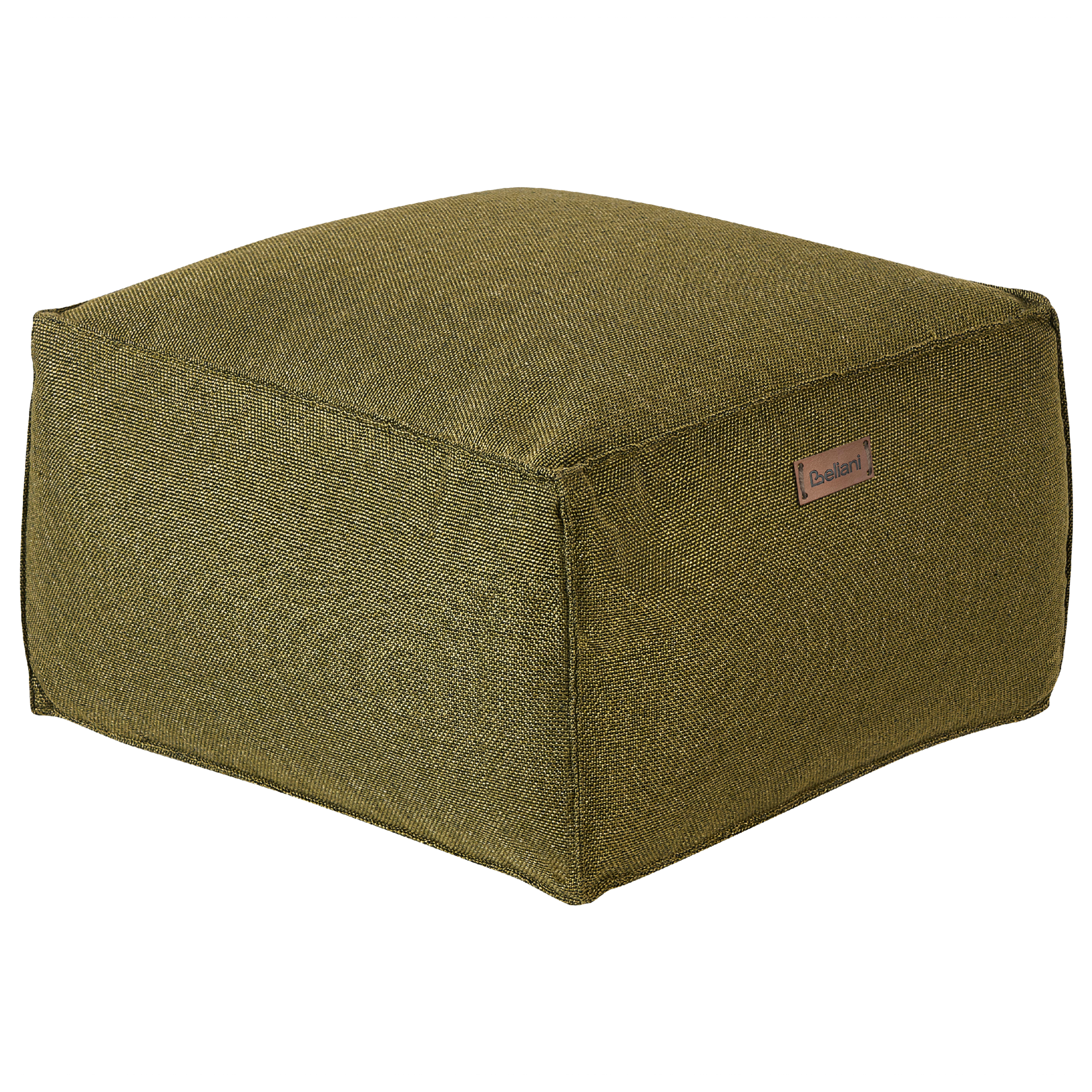 Pouf MUKKI Tissu Vert olive | Leroy Merlin