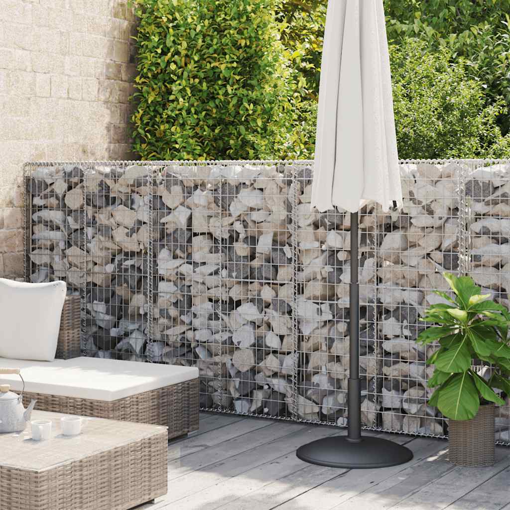 Mur à gabion avec couvercles Acier galvanisé 600 x 50 x 150 cm | Leroy ...