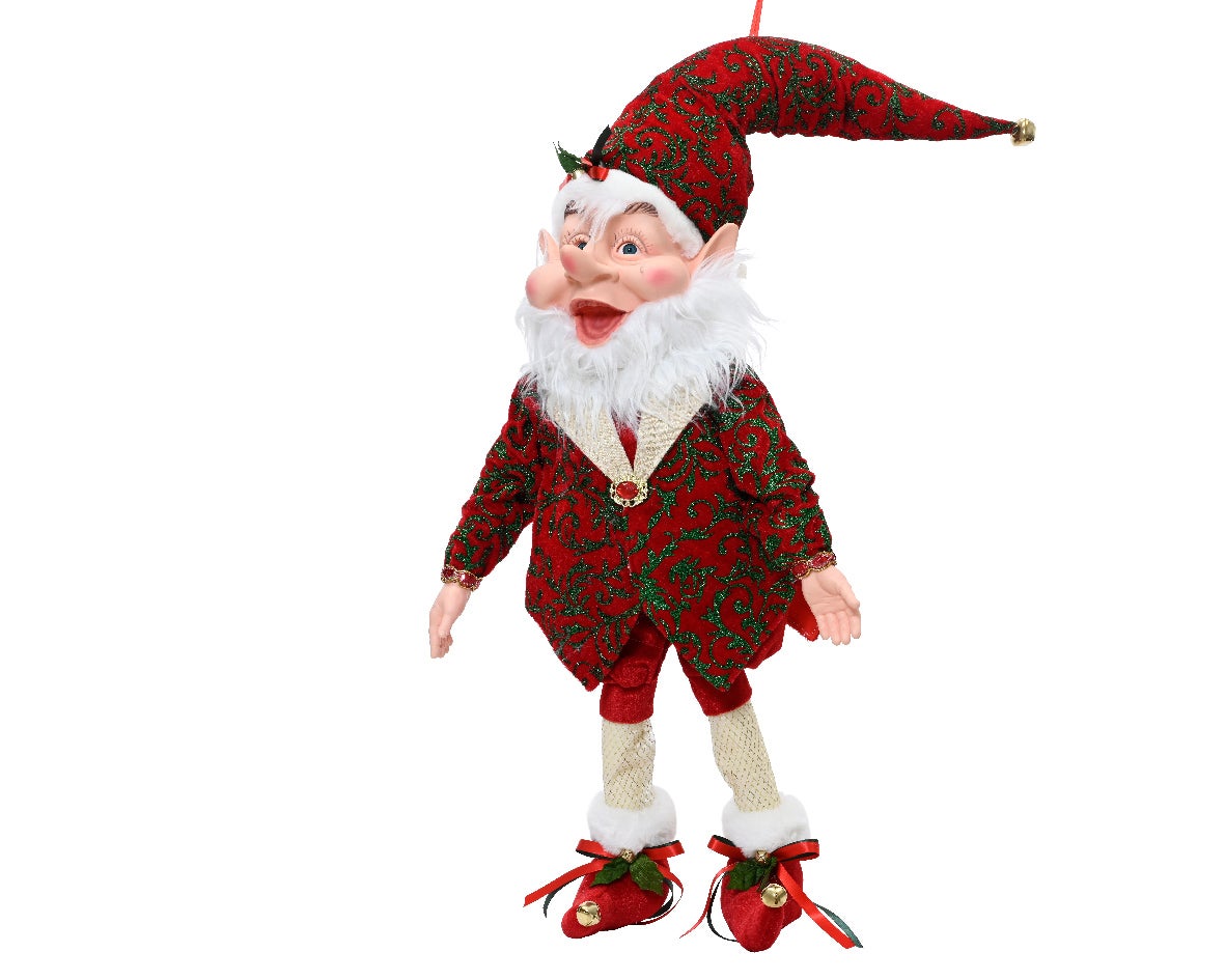 Elfo navideño de poliéster h. 90 cm | Leroy Merlin