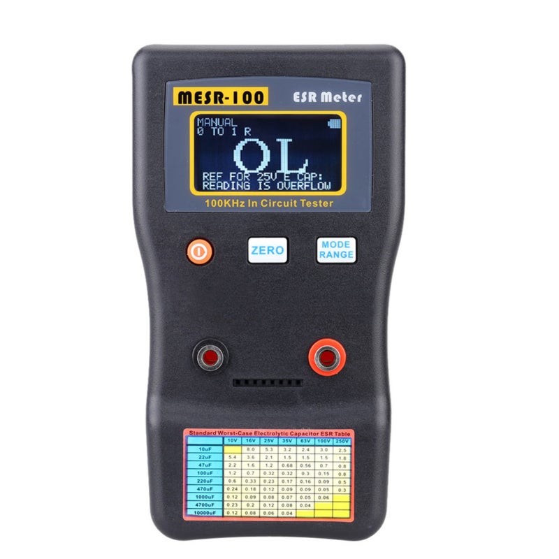 Testeur de condensateurs MESR-100 ESR ohmmètre professionnel mesure ...