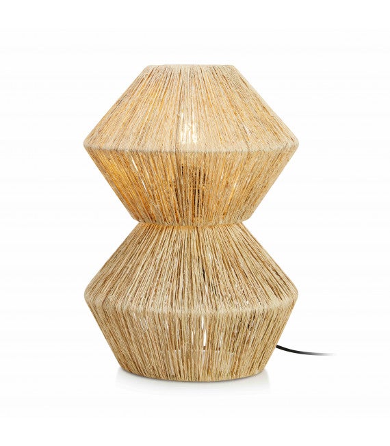 Lampe de table STRAW blanche 1 ampoule | Leroy Merlin