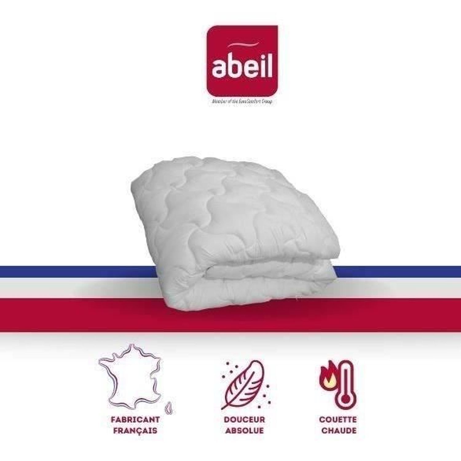 ABEIL Couette chaude 220 x 240 cm blanc - Abeil | Leroy Merlin