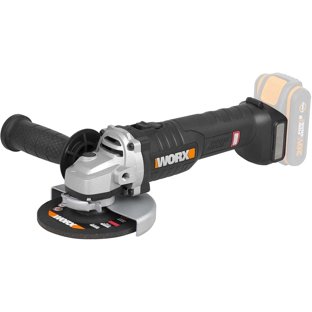 Worx WX812.9-Smerigliatrice angolare a batteria 20V ø 125mm-brushless-solo corpo macchina ...