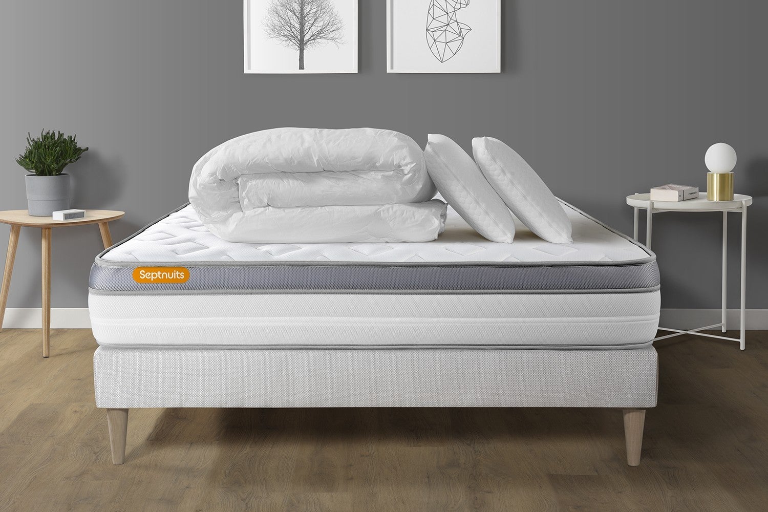 Matelas 160 x 200 cm Memo zen - Mémoire de forme - Ep. 26 cm - sommier ...