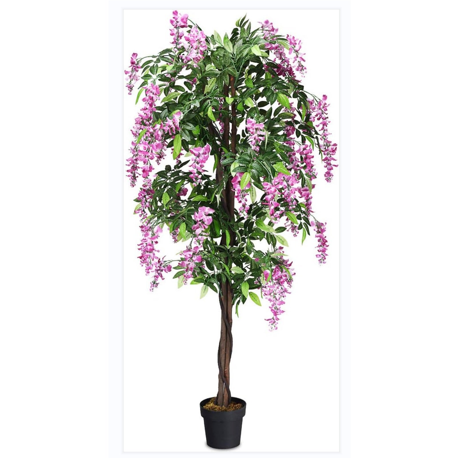 Ficus Alto 1,2 m con Hojas Artificiales, Planta Decorativa Falsa, 504 ...