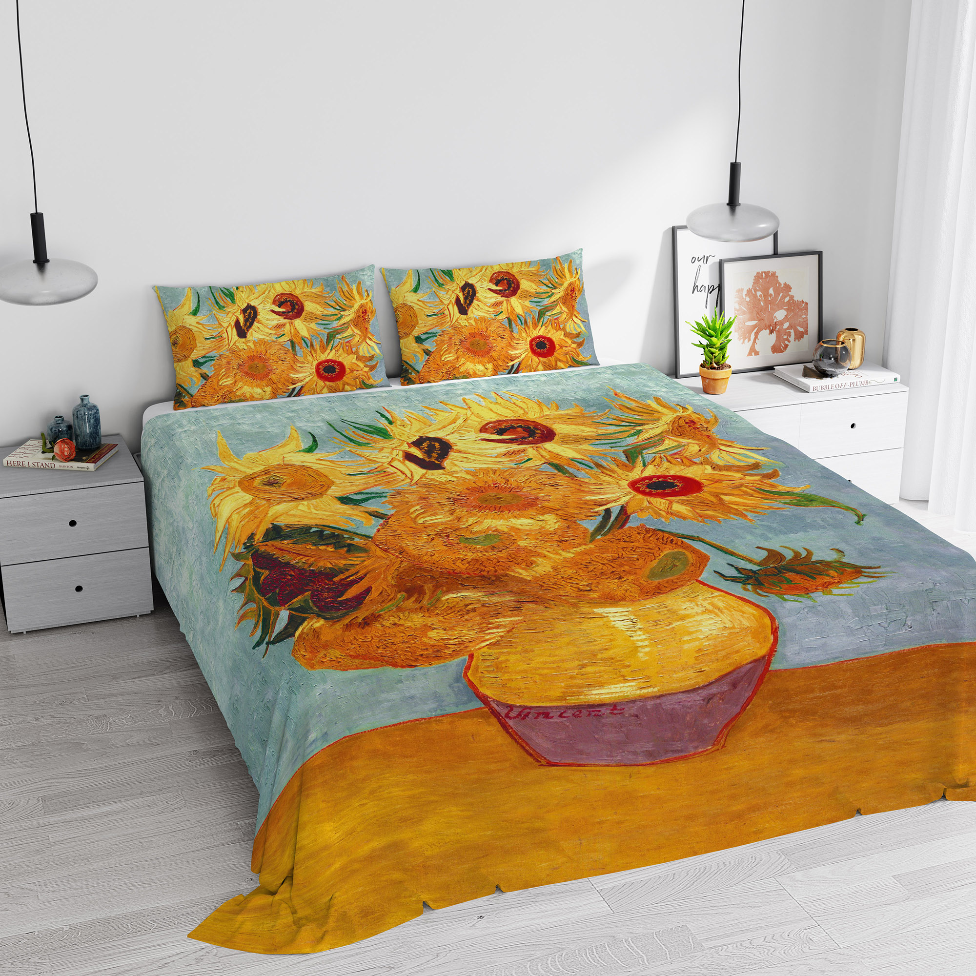 Juego de cama "Sogni d'Autore", impresión digital, 100% algodón, doble, SD49 | Leroy Merlin