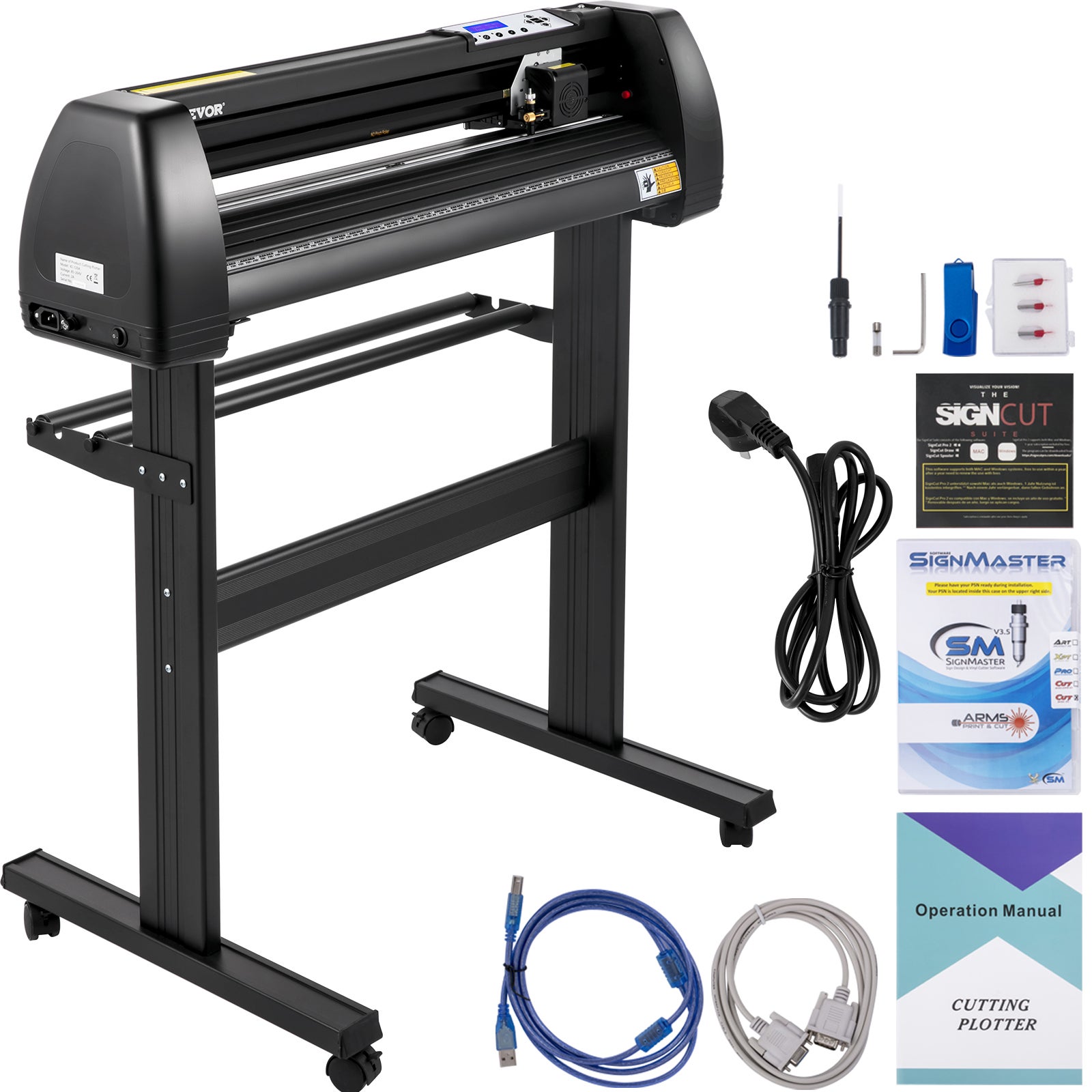 Plotter corte vinilo VEVOR 720 mm Plotter de corte con software ...