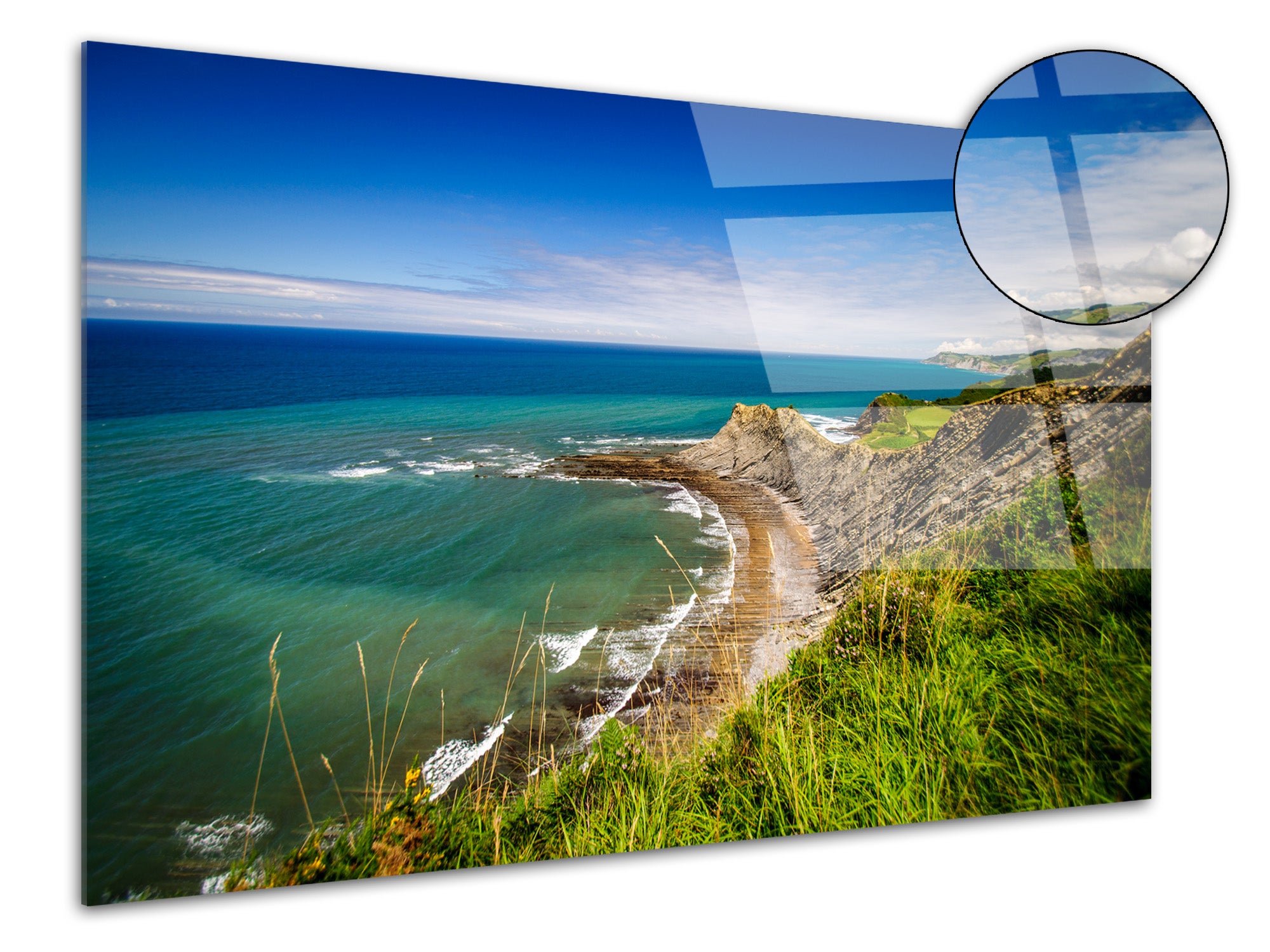 Tableau plexiglas deco PLAGE DE SAKONETA | Leroy Merlin