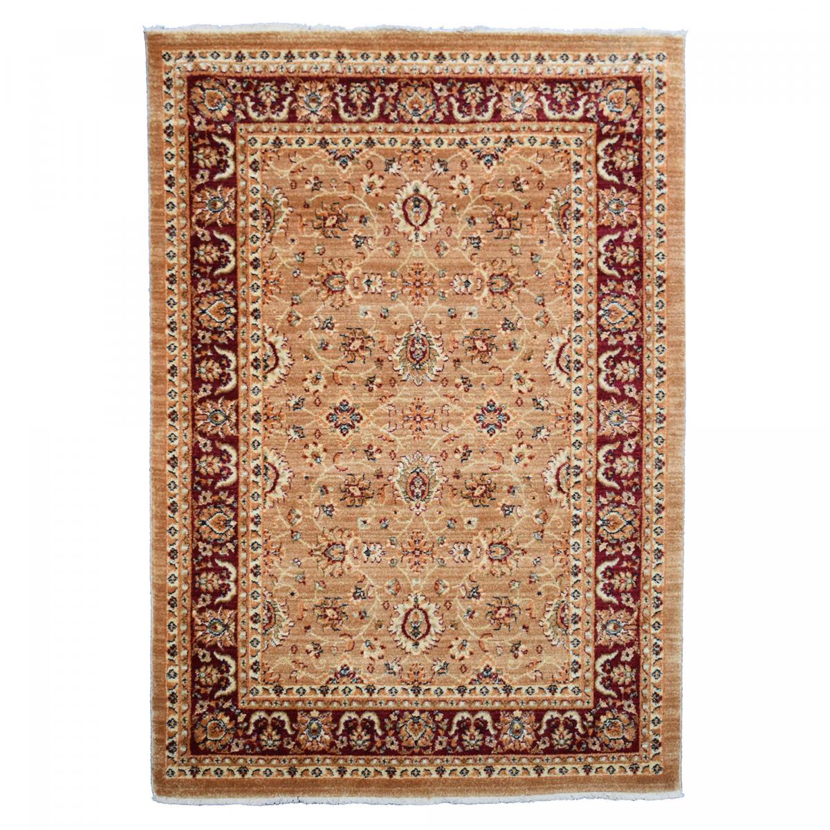 Tapis orient 120x180 rectangle beige tissé motifs orientaux CHOBAY AC ...