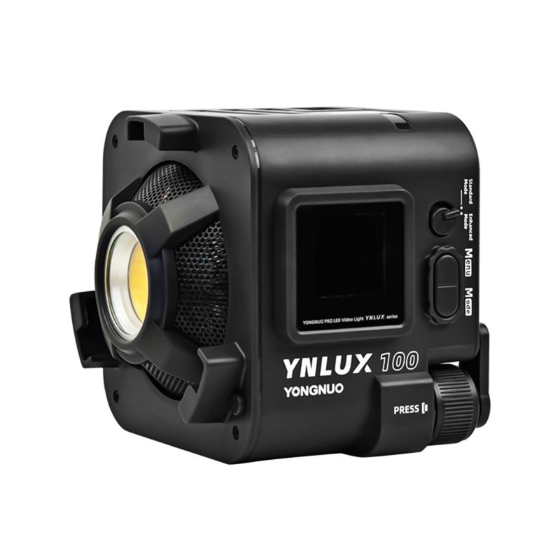 Lampe vidéo LED compacte YNLUX100, 100 W, 3 200 K - 5 600 K, intensité ...