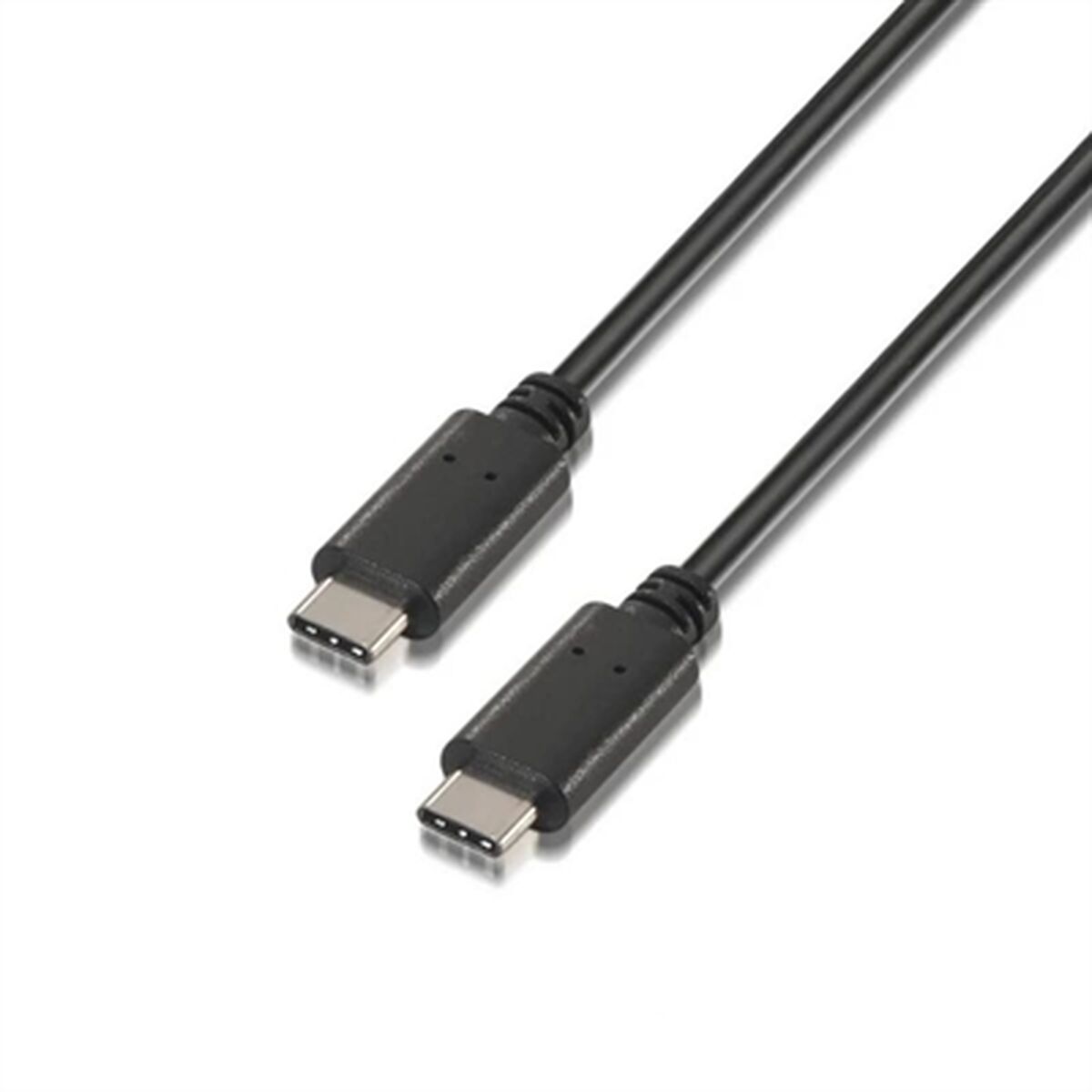 Cable USB 2.0 Tipo-C Aisens A107-0058/ USB Tipo-C Macho - USB Tipo-C Macho/ 3m/ Negro | Leroy Merlin