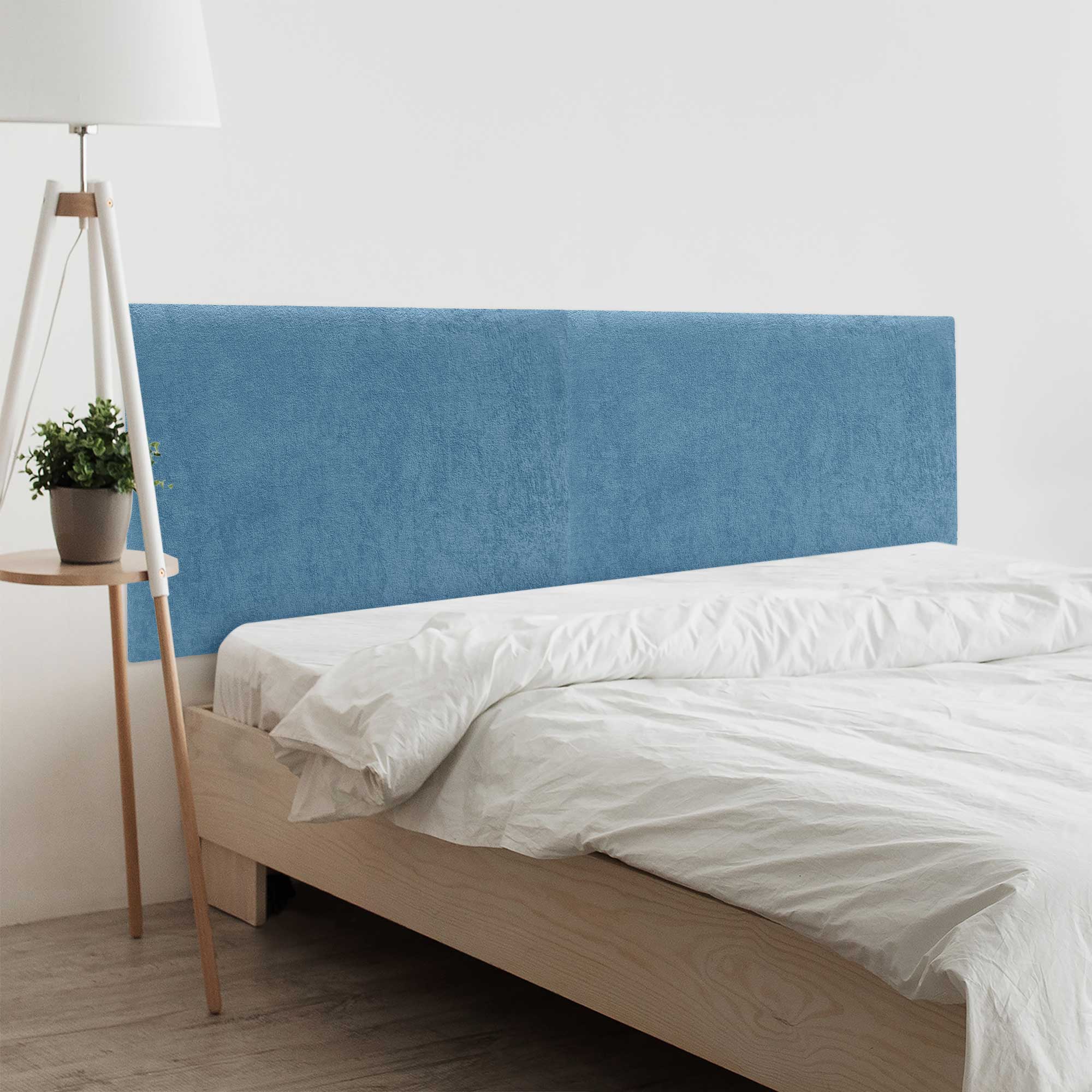 DHOME Tête de lit Finition Serviette Soft Revêtement Lisse Tissu Doux ...