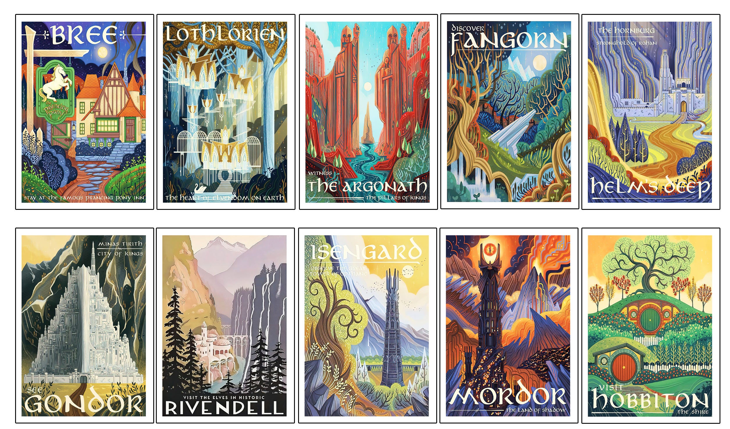 Ensemble de 10 tableaux, Décoration Salon, Chambres, Chambre, Séries et ...