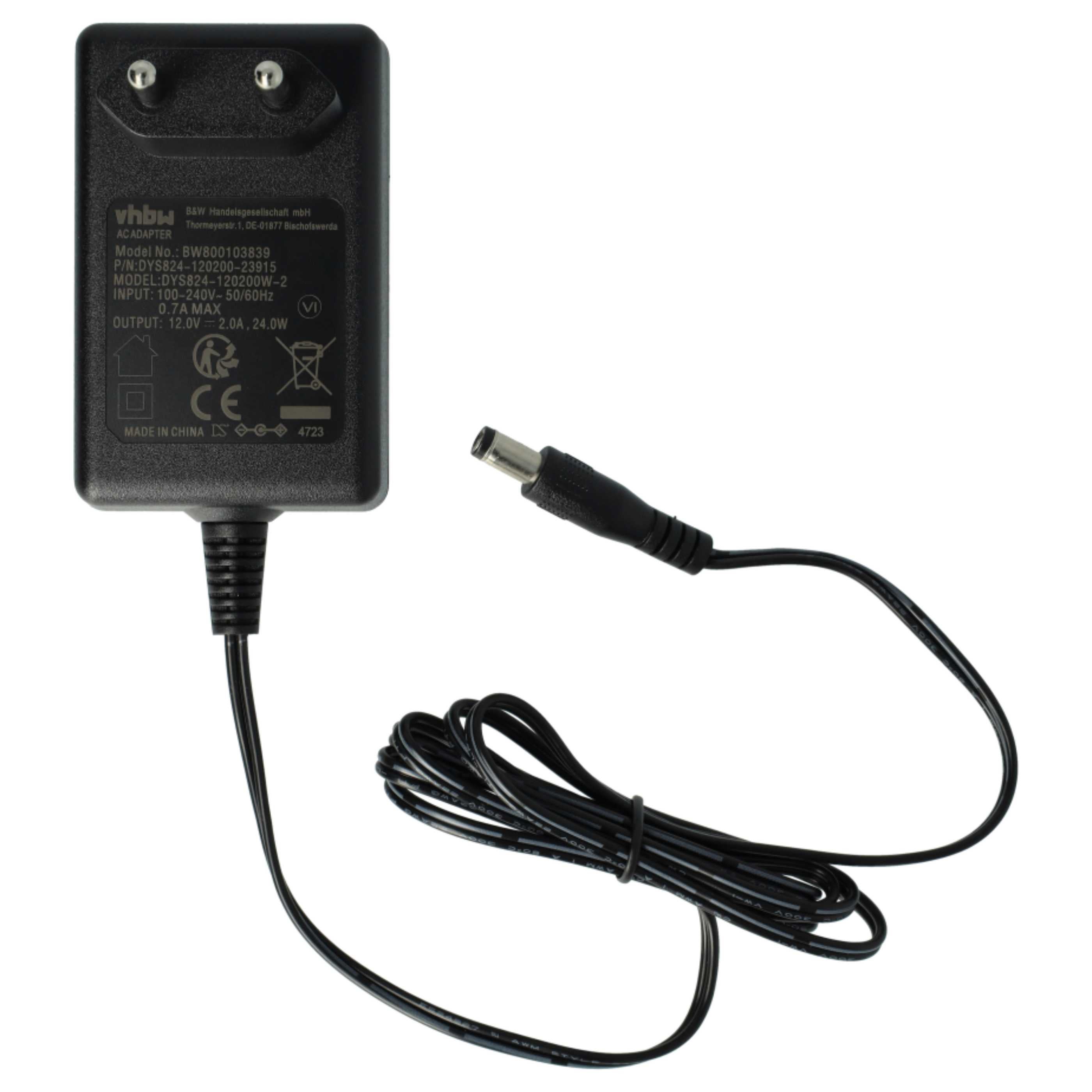 Alimentation Chargeur Câble vhbw pour Yamaha Psr-k1 Electronic Digital ...
